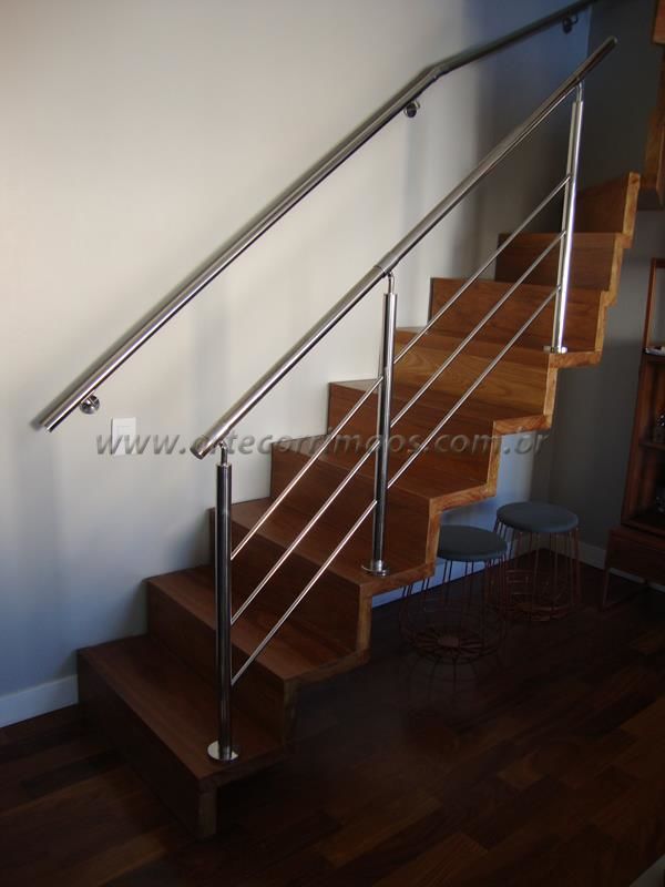 Guarda Corpo Aço Inox - Arte Corrimãos e Escadas